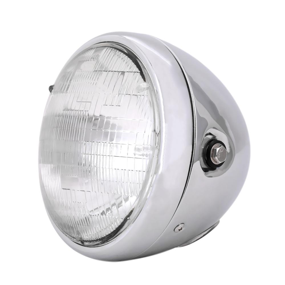7'' classic custom Chrome Motorcycle Headlight For... – Grandado