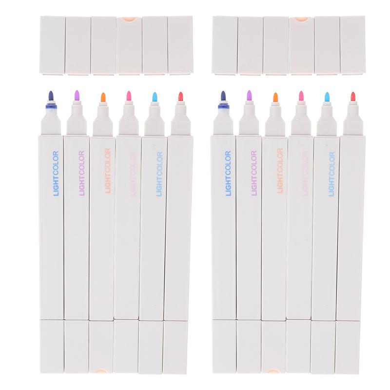 12Pcs Duurzaam Stempel Markers Creatieve Markering... – Vicedeal