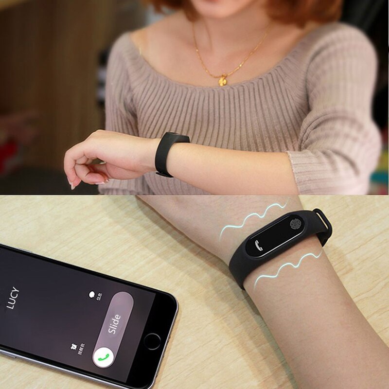 M2 Smart Band Frauen Männer Unisex Bluetooth Smart... – Grandado
