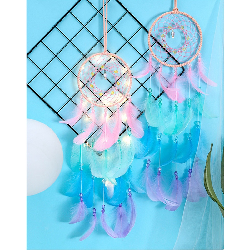 Colorful Wish Dream Catchers LED Light Dream Catch... – Grandado