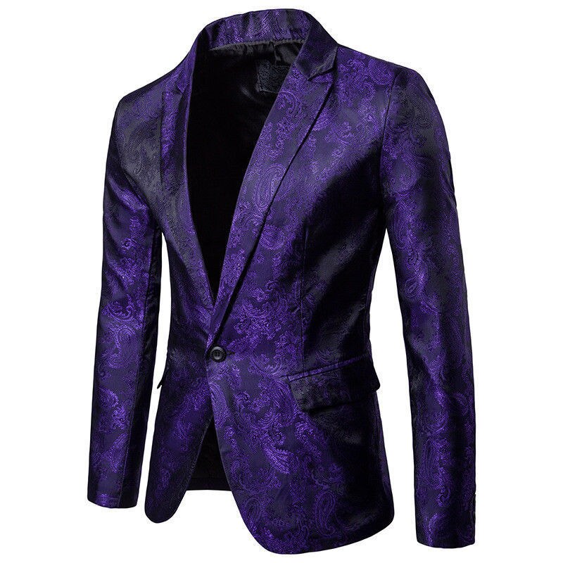 Stijlvolle mannen Casual Slim Fit Formele Een Knop... – Vicedeal