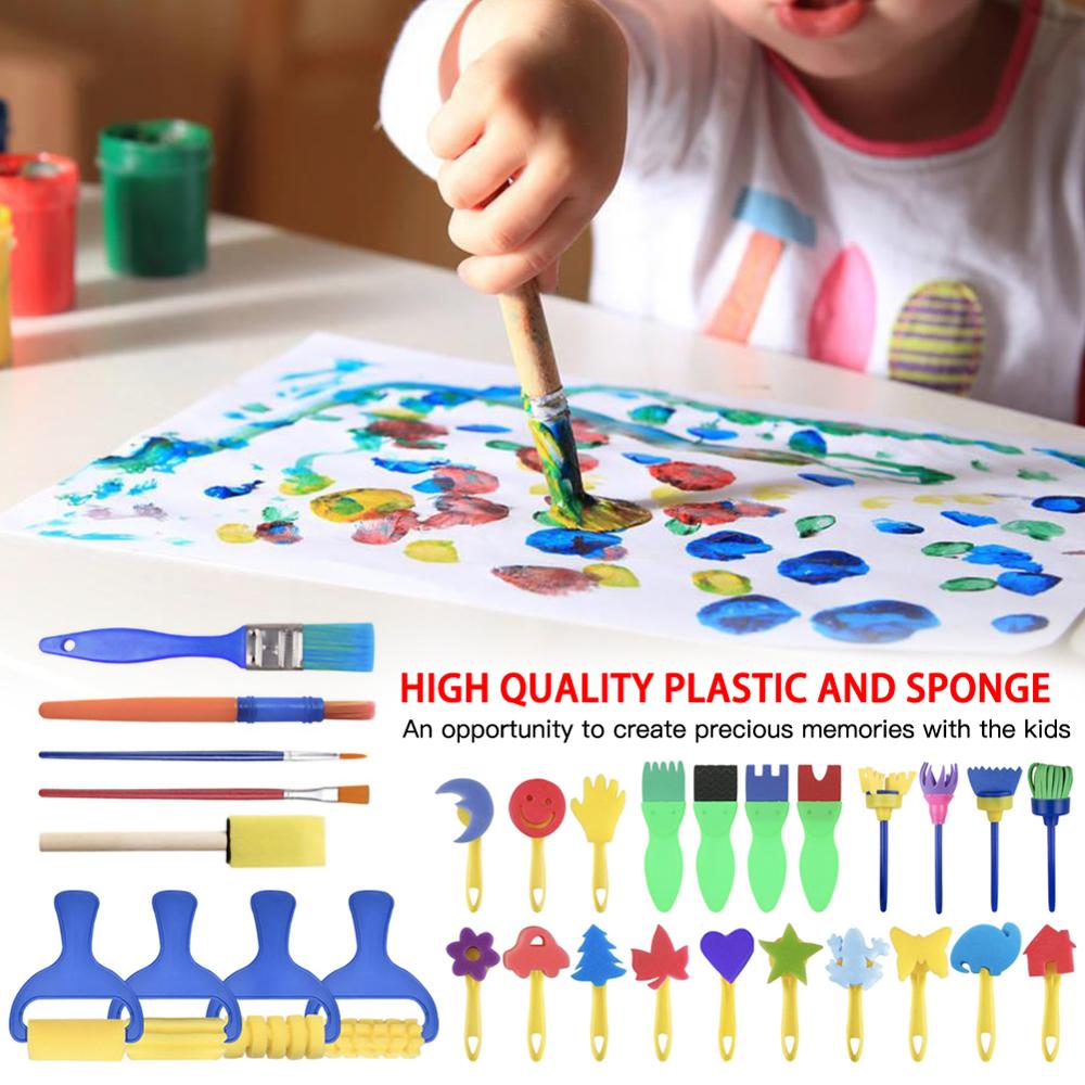 30PC Children Learning Toys Washable Finger Paint ... – Grandado