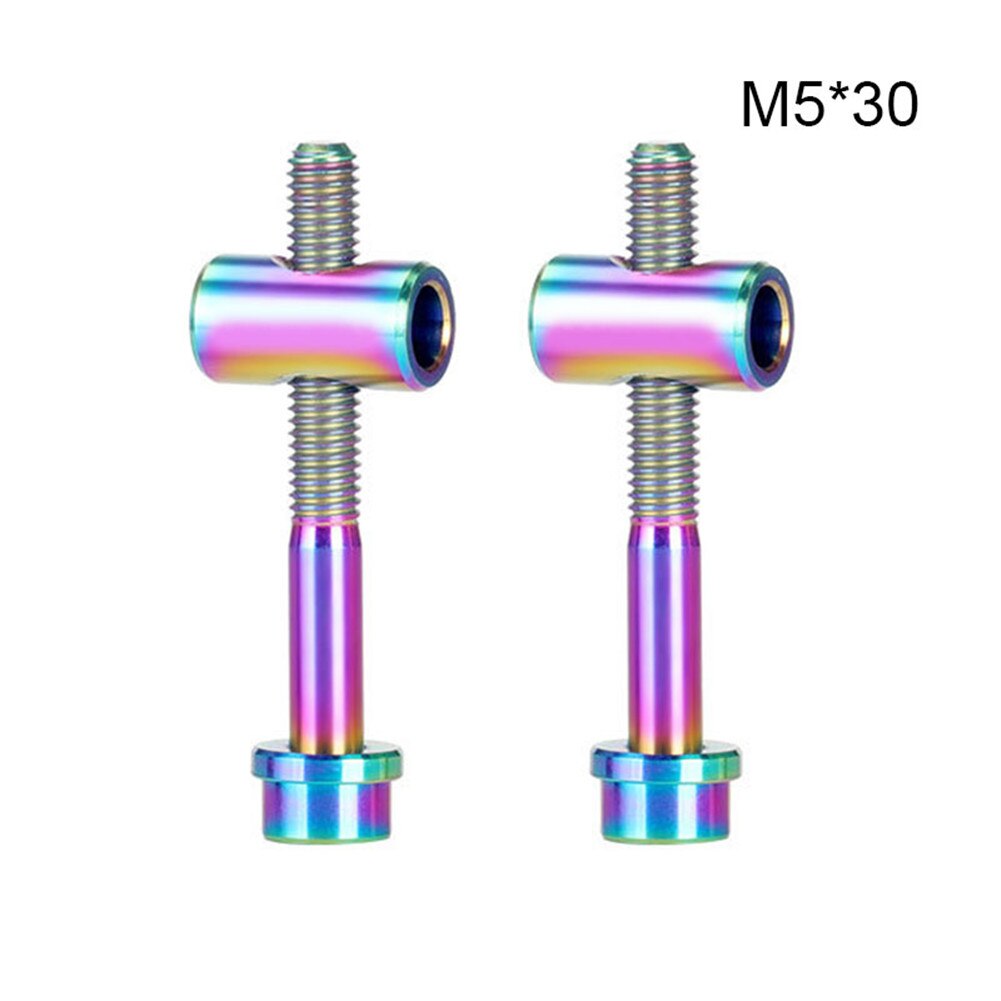 2PCS M5*30/40mm Seat Post Bolts Titanium Alloy Fix... – Vicedeal
