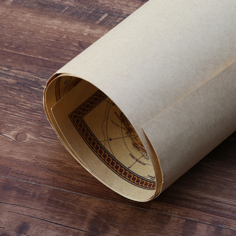 Vintage Retro Matte Kraft Paper World Map Antique ... – Vicedeal