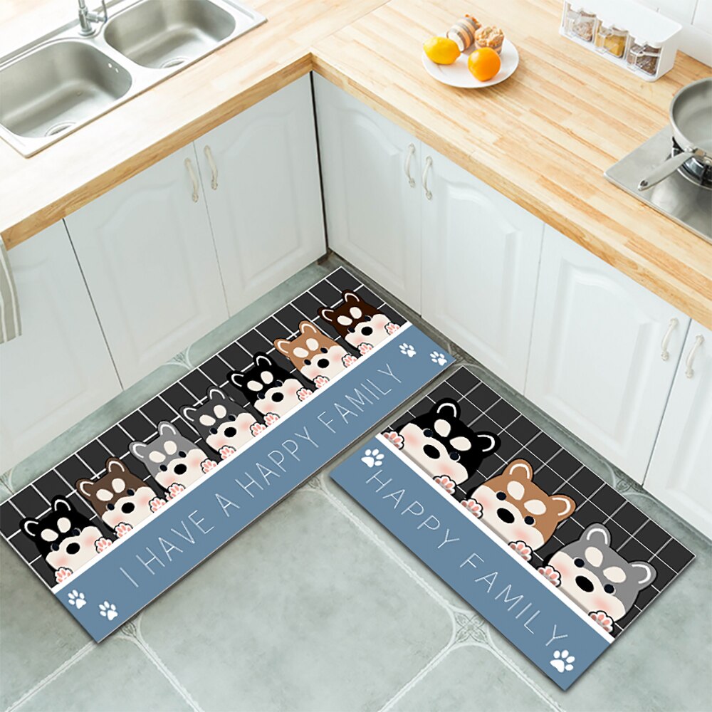 2PCS/Set Anti-slip Kitchen Mat Area Rugs Living Ro... – Vicedeal
