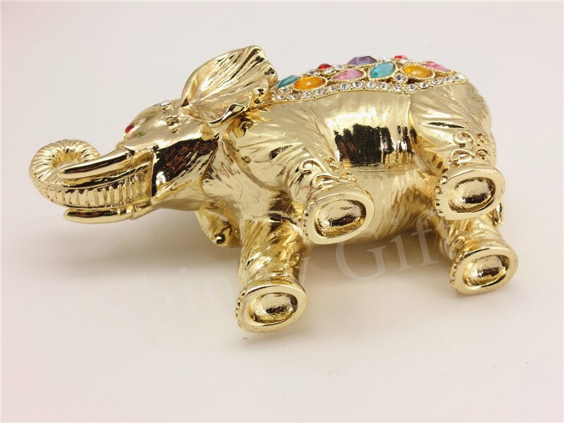 Neue Stil Thailand Elefanten Schmuckstück Box Meta... – Vicedeal