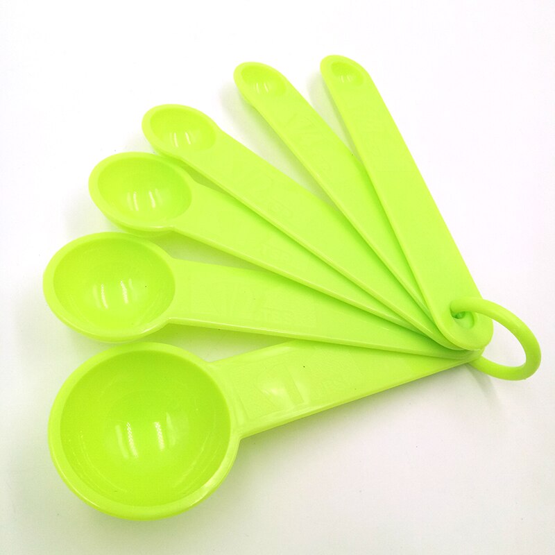 6pcs/set Plastic Measuring Spoons Set Coffee Scoop... – Grandado