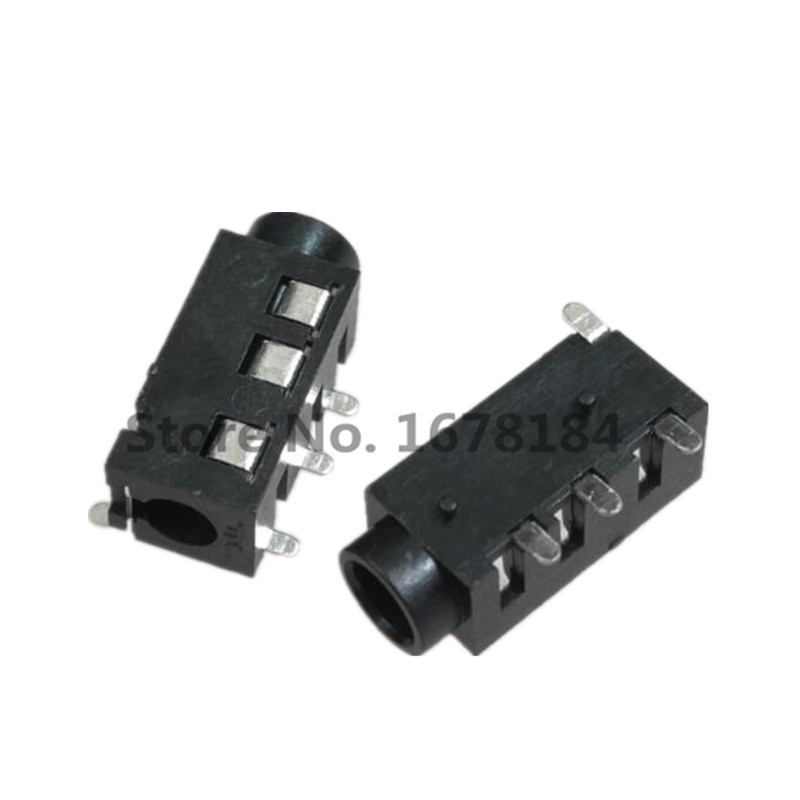 100Pcs 3.5Mm Headphone Jack Audio Jack PJ-320D 4 P... – Grandado