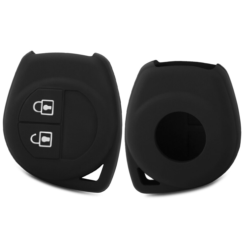 Car Accessories 2 Button Silica Gel Auto Key Cover... – Grandado