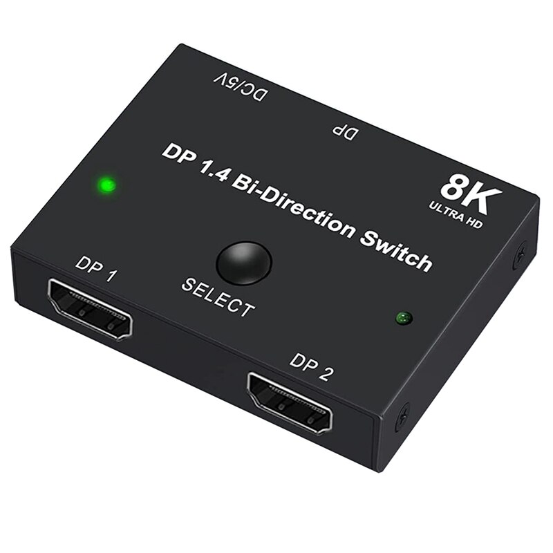 Displayport Switch 8K, Bidirectional DP 1.4 Switch... – Vicedeal