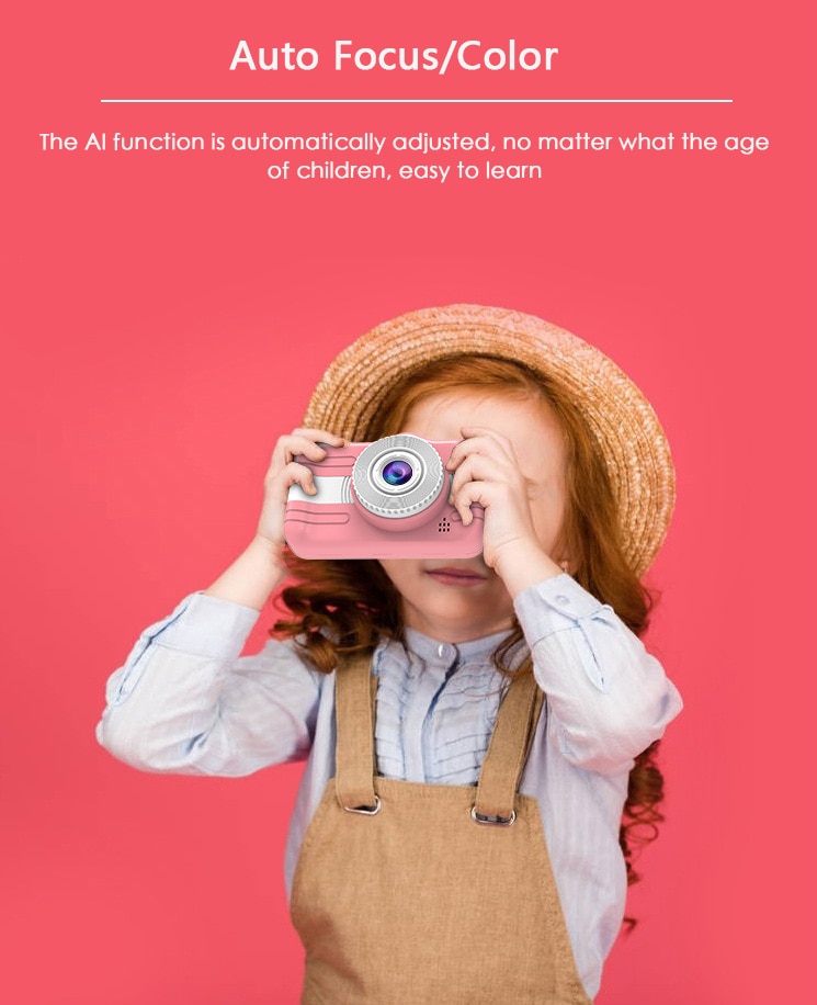 1080P HD Mini Cute Digital Child Camera Color Scre... – Grandado