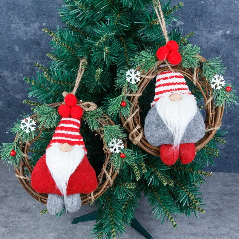 Christmas Pendant Decorations Faceless Old Man Dwa... – Grandado