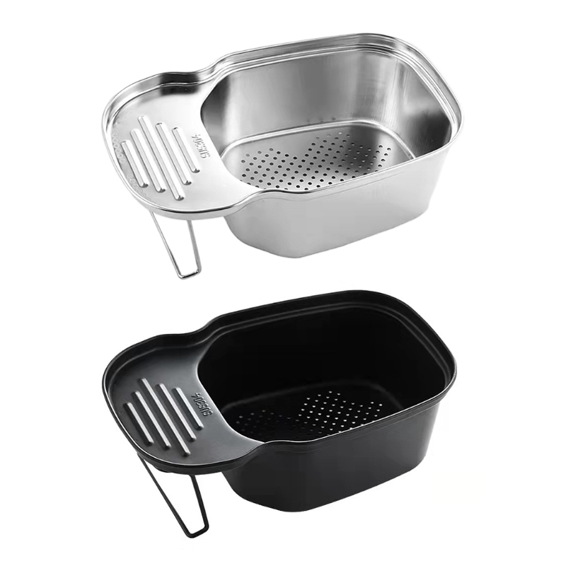 Stainless Steel Drain Basket Multipurpose Corner S... – Grandado