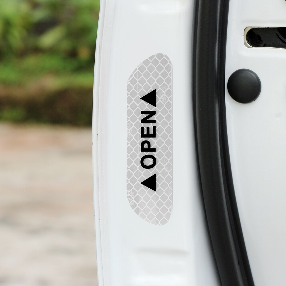 Auto Deur Stickers Veiligheidswaarschuwing Mark Op... – Grandado