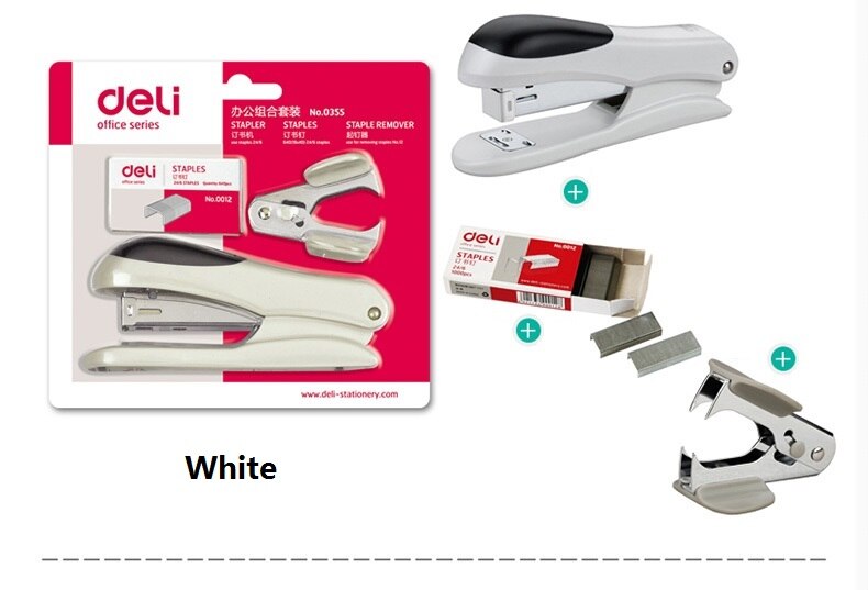 Metal Plastic Stapler Set with 12mm Staples Remove... – Grandado