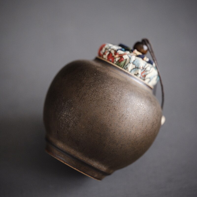 LUWU japanese ceramic tea caddy tea jars chinese t... – Grandado