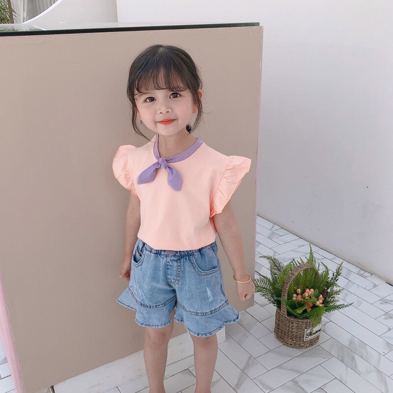 Girls Clothing Sets Summer Vest Two Piece Sleevele... – Vicedeal