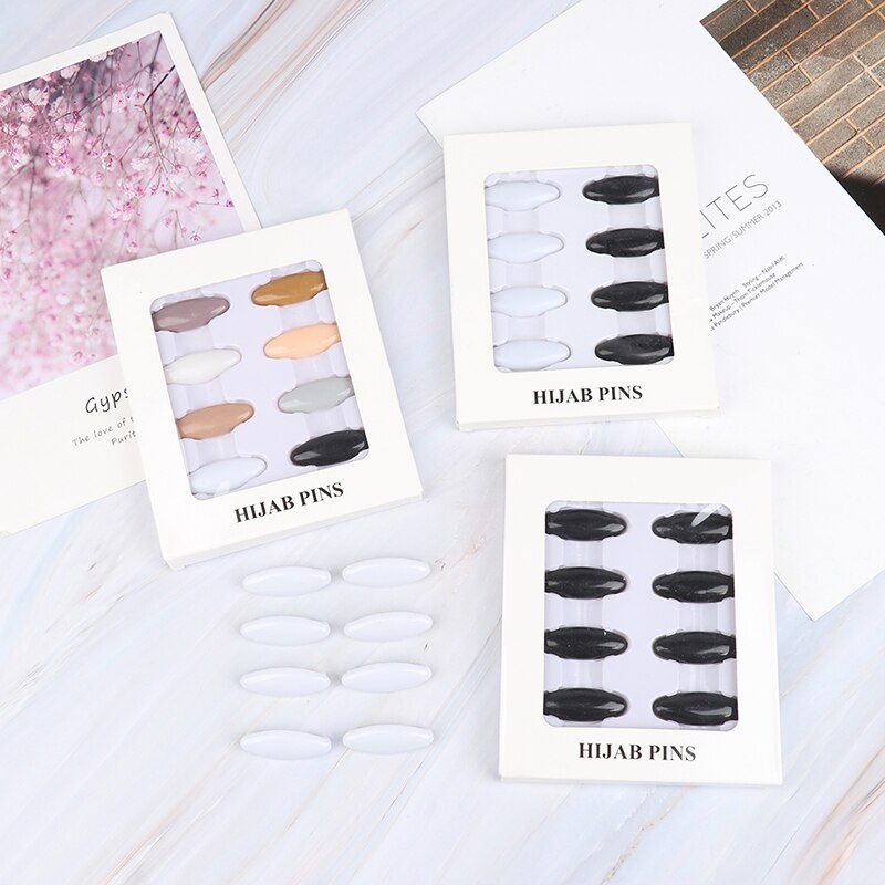 8 Stuks Hoofddoek Pins Clips Pins Up Hijab Sjaal M... – Vicedeal