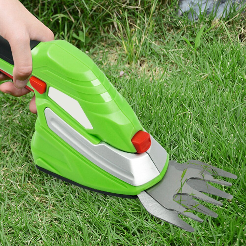 2 in 1 Cordless Rechargeable Garden Grass Hedge Branch Trimmer Pruning ...