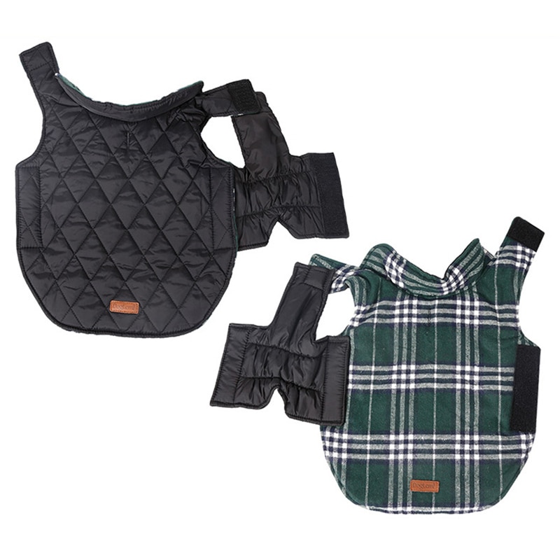 Classic Plaid Pet Dog Clothes For Dogs Autumn Wint... – Grandado