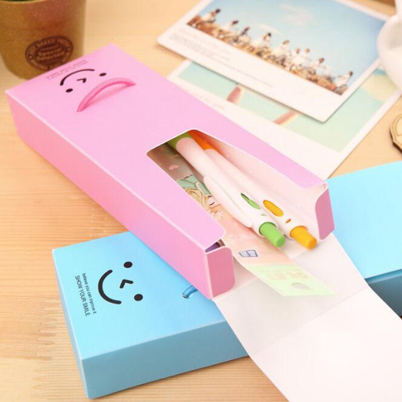 Kawaii School Pencil Case For Girl Candy Color Pen... – Grandado