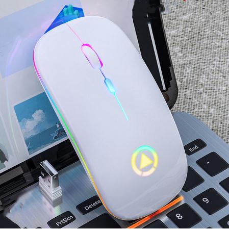 Wireless Mouse RGB Mouse Wireless Rechargeable Com... – Vicedeal