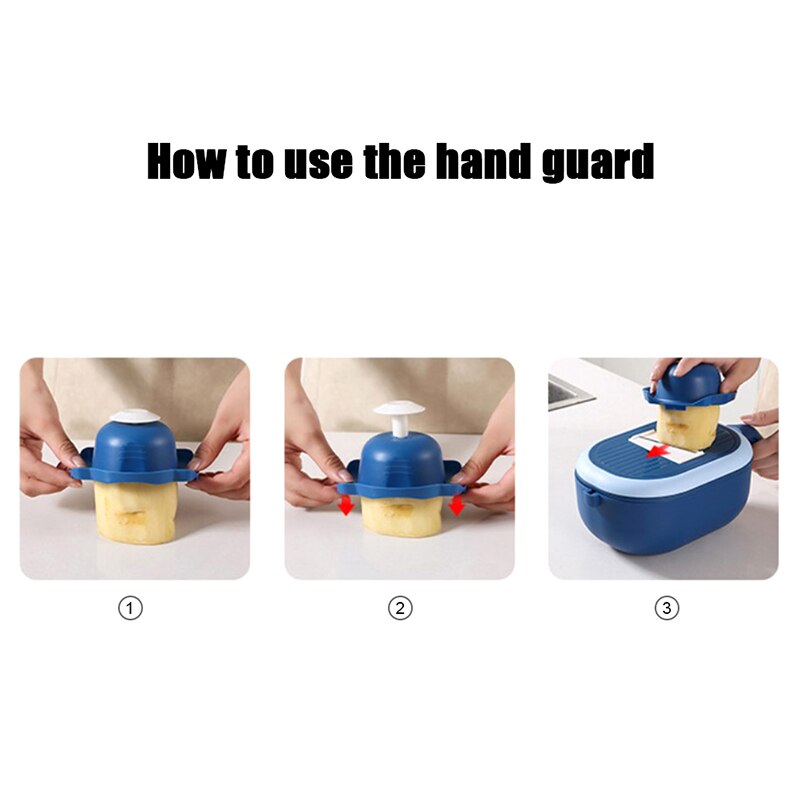 Multi-function Slicer Cutter Rotate Drain Basket K... – Grandado