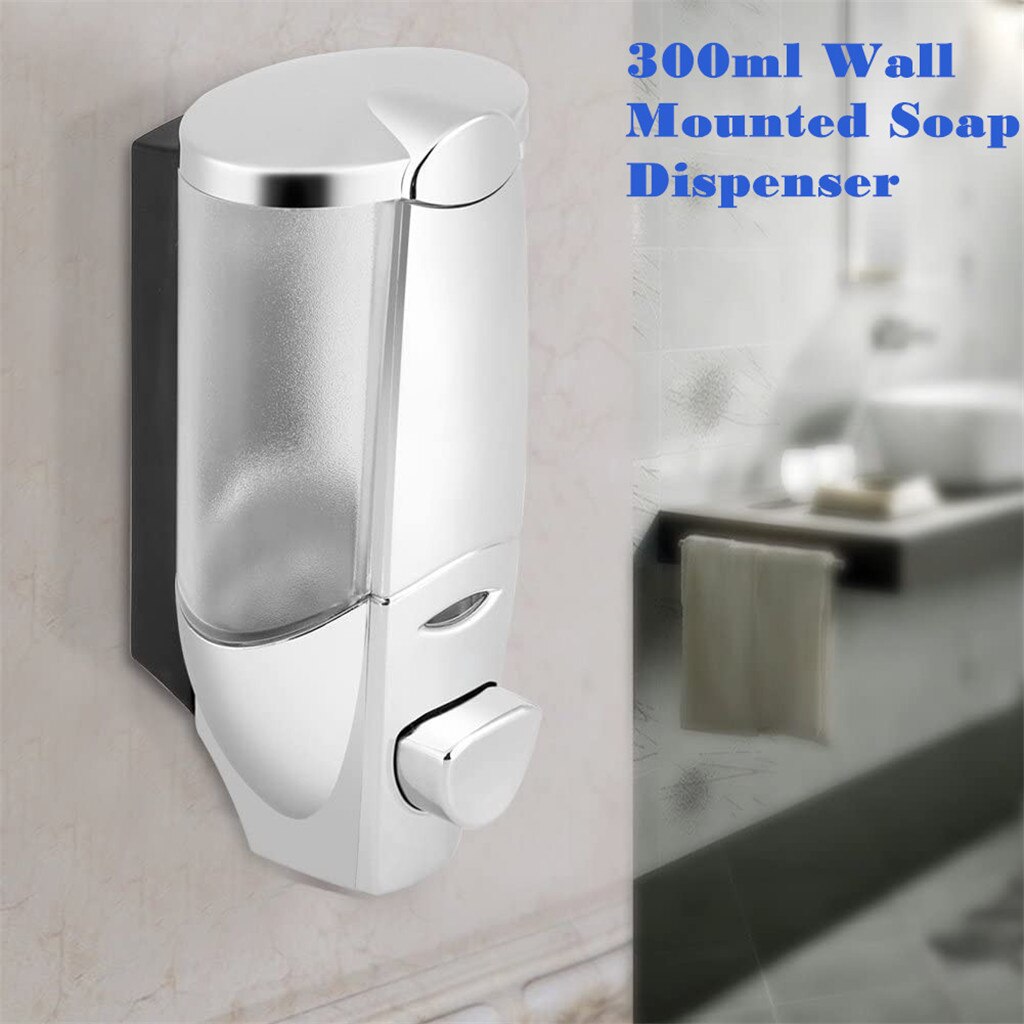 #55 Wall-mounted Abs Electroplated Single-head Soap Dispenser Hand ...