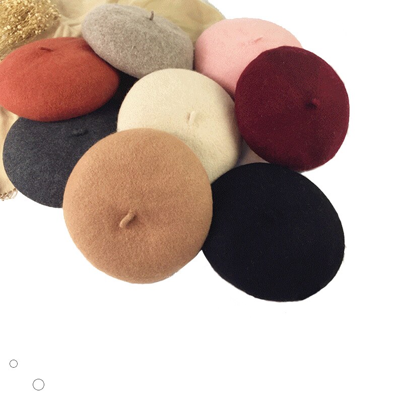 Lady winter baret hat spring Painter style Women W... – Vicedeal