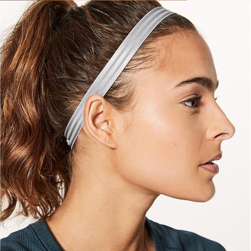 Non Slip Men Women Sweatband Sport Fitness Headban... – Grandado