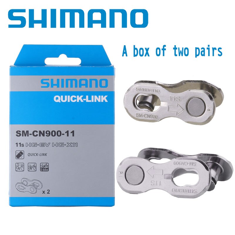 2 Piar Shimano SM-CN900-11 Bike Chain Magic Gesp 1... – Grandado