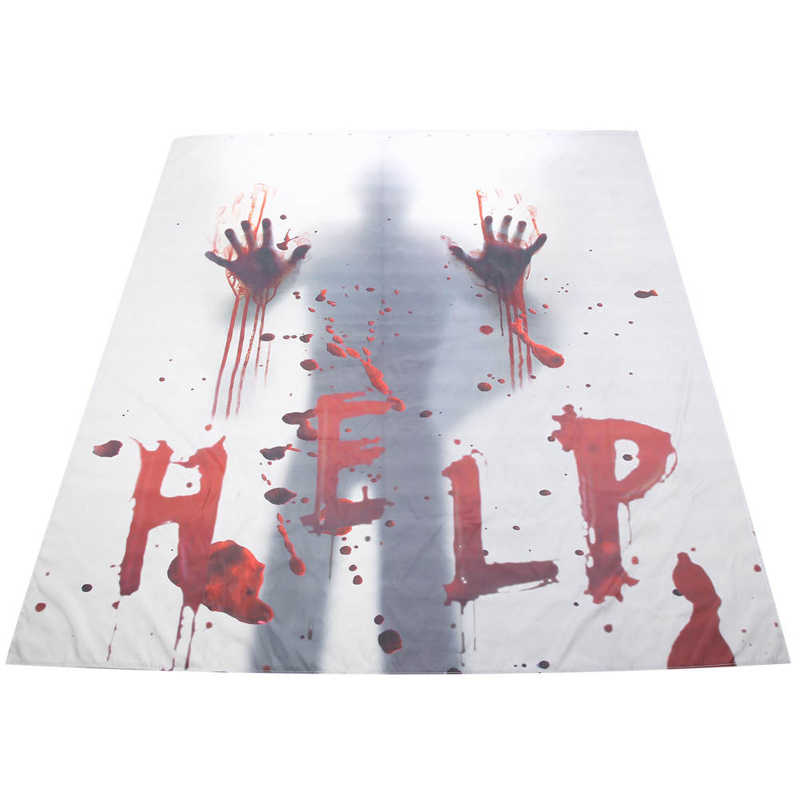 Douchegordijn Halloween Horror Polyester Fiber Bad... – Grandado