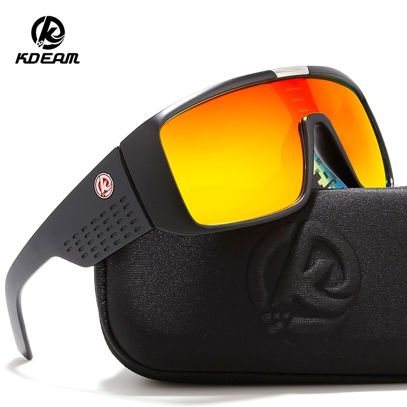 KDEAM Bold Shield Mannen Zonnebril Gepolariseerde ... – Vicedeal