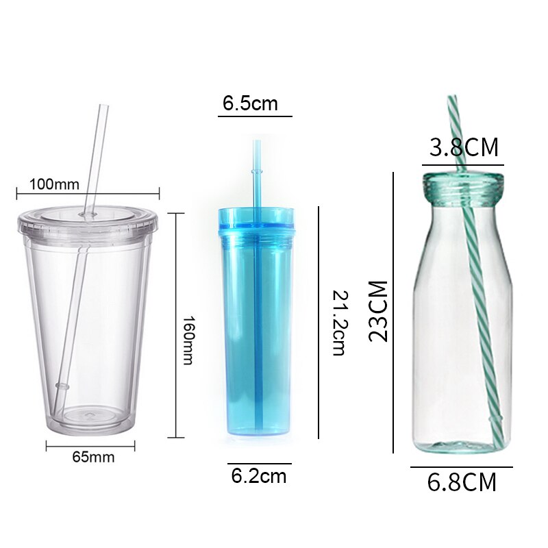 Stro Cup Lovertjes Glitter Cup Kleurrijke Koffie S... – Grandado