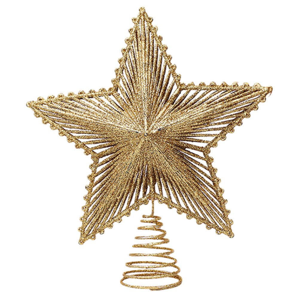 Springy Christmas Tree Topper Star Art Crafts Deco... – Vicedeal