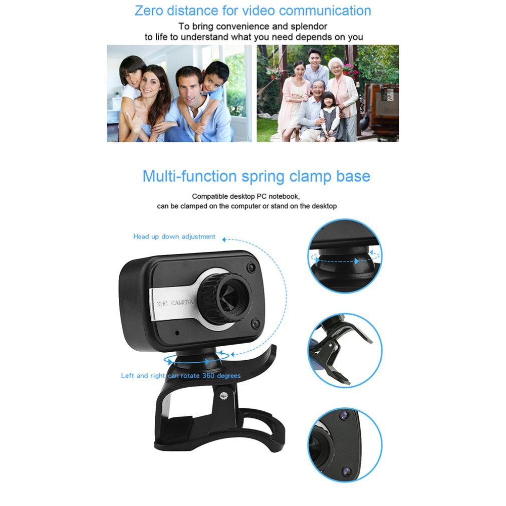 USB Camera Drive Video Web Cameras Clip Camera Com... – Grandado