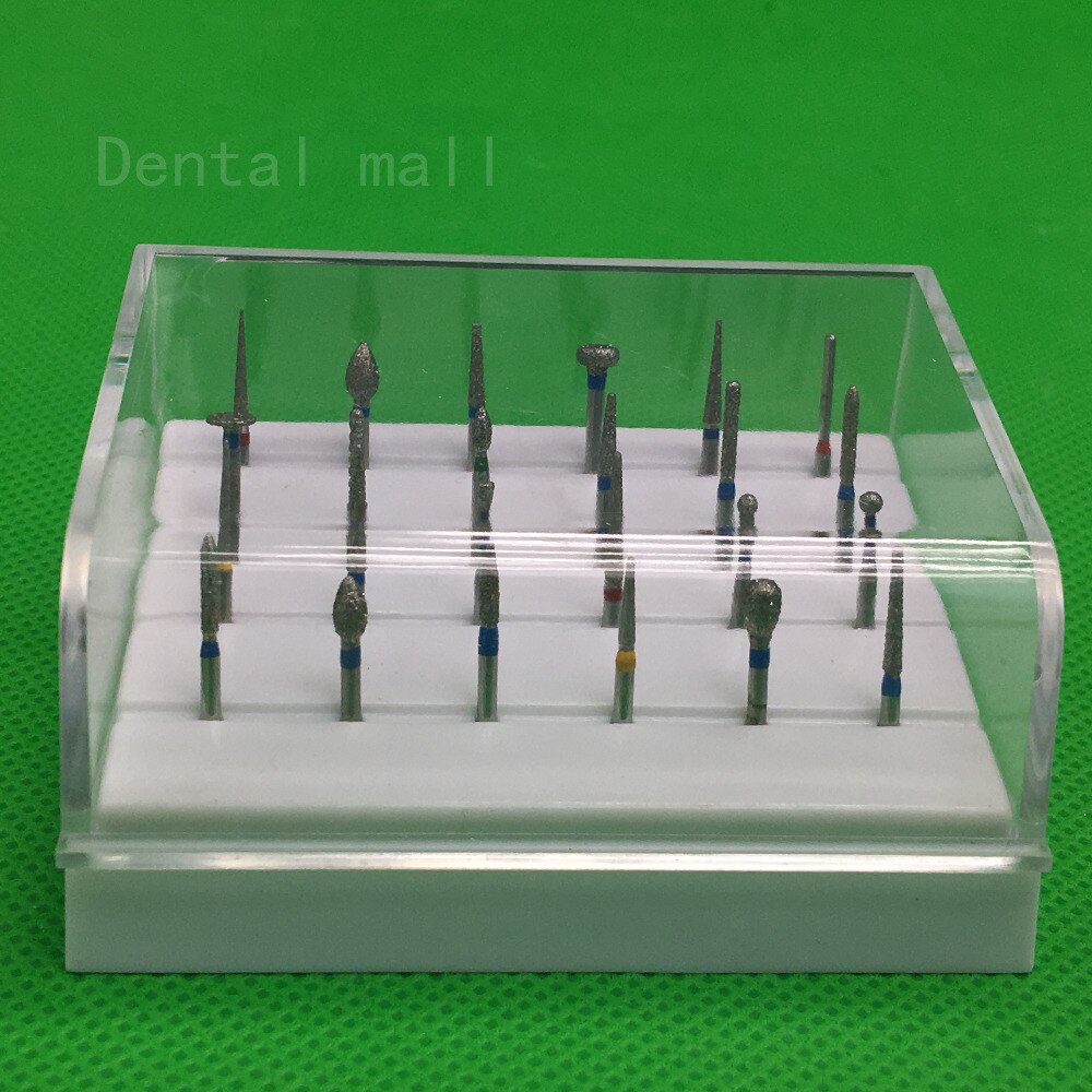24Pcs FG1.6 Dental Diamond Burs Set Voor Porselein... – Vicedeal