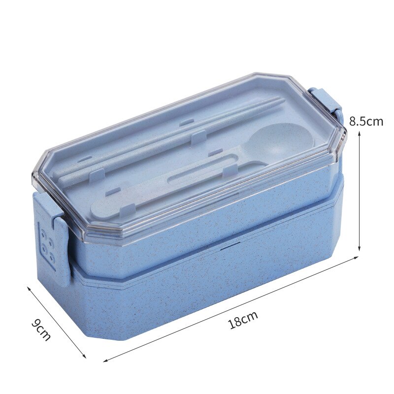 Office Worker Lunch Box Double-Layer Adult Student... – Grandado