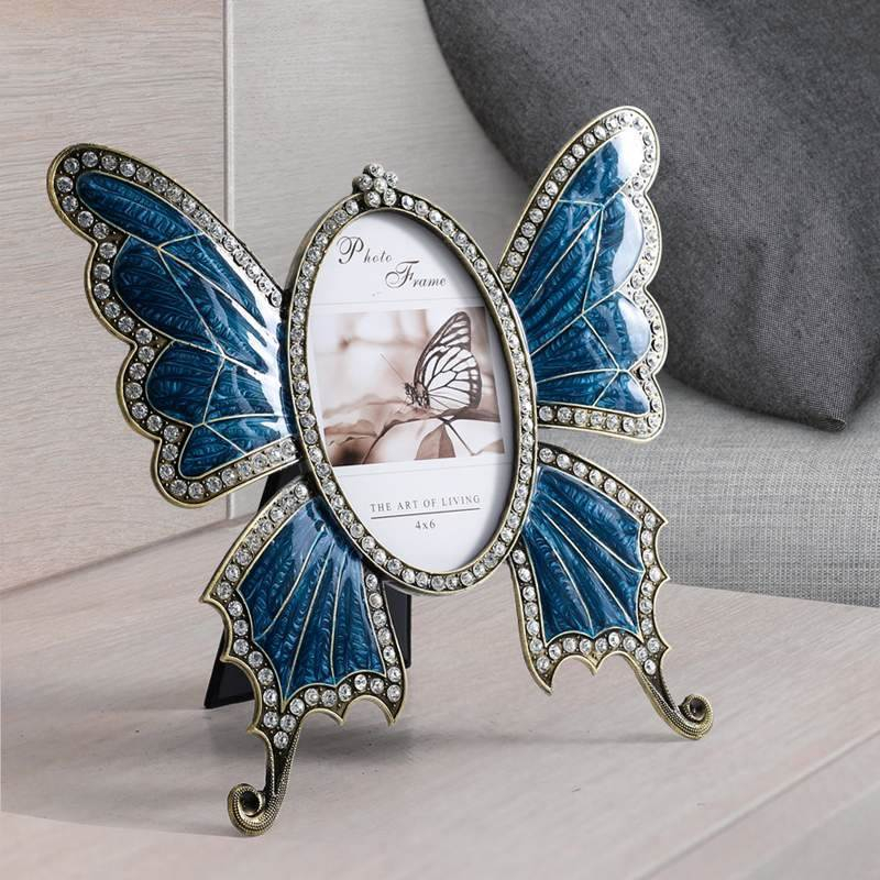 Photo Frame Butterfly Metal Picture Frame Decorati... – Grandado