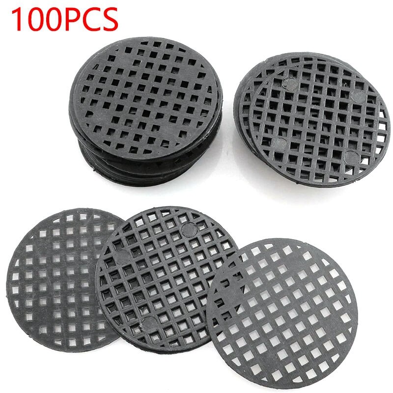 100 Flower Pot Hole Mesh Pads, Round Bonsai Bottom... – Vicedeal