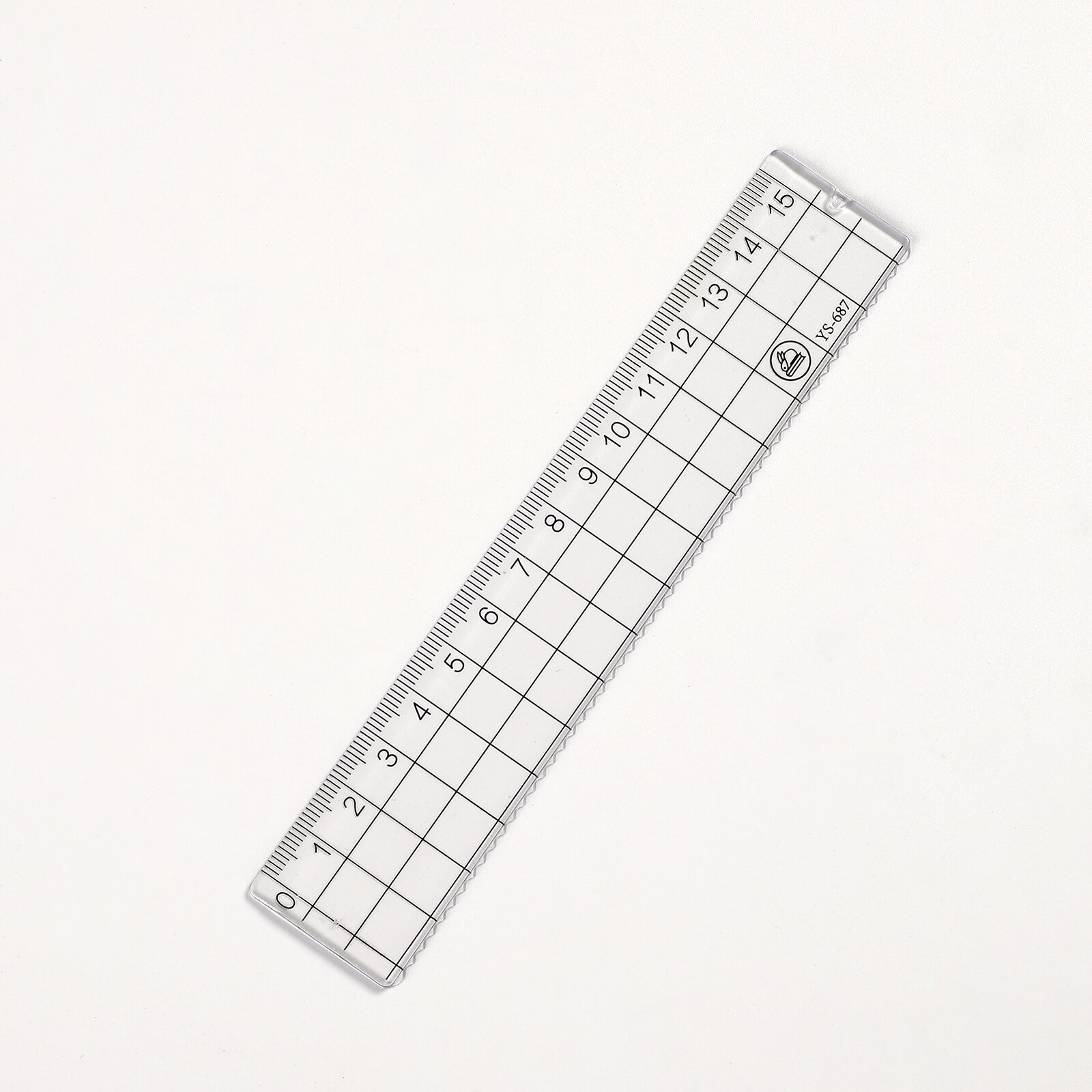 JIANWU 2pcs 15/18/20cm Acrylic Transparent Straigh... – Grandado