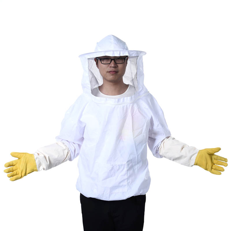 Beekeeping coat pulled over overalls protective eq... – Vicedeal