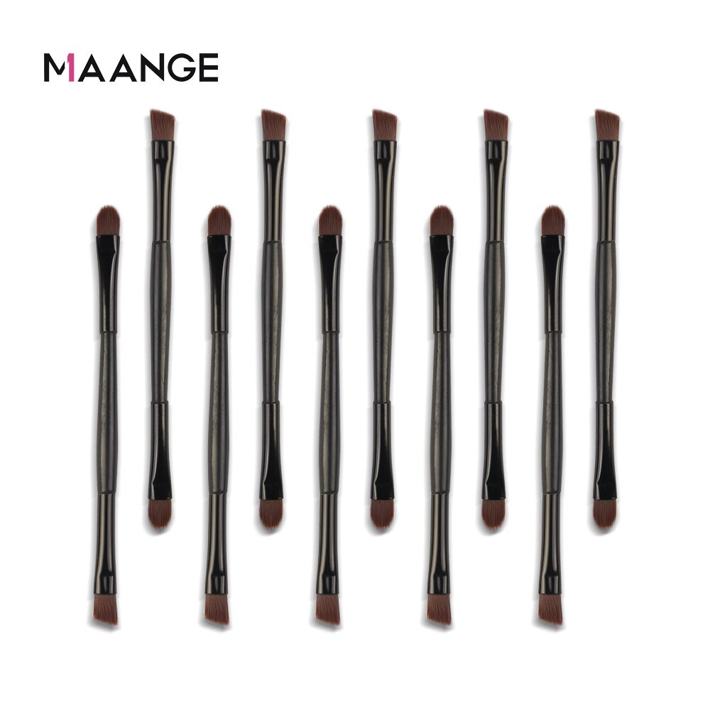 Nylon Bristle 10pcs Double-head Eye Shadow Brush S... – Grandado