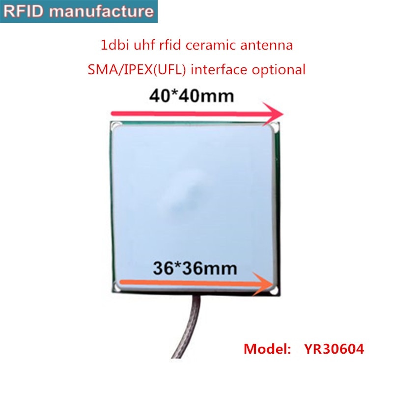 1dbi small ceramic rfid uhf antenna IPEX,SMA conne... – Grandado