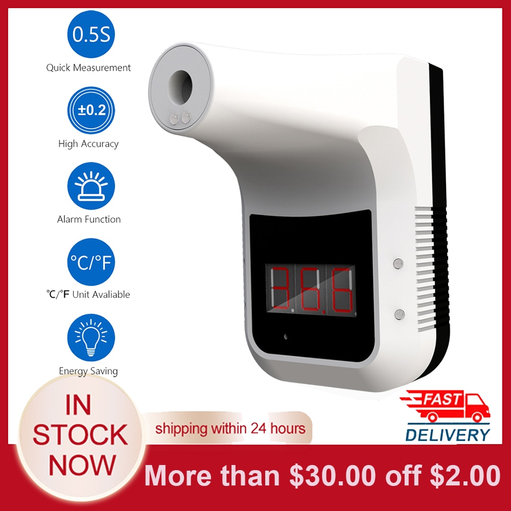 Non-Contact Digital K3 Thermometer Wall-Mounted In... – Vicedeal