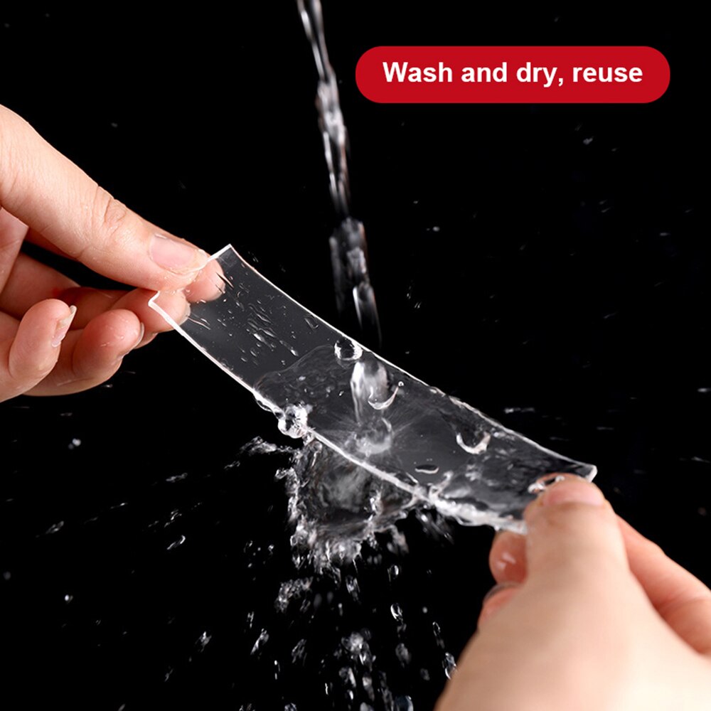1/2/3/5m Reusable Double-Sided Adhesive Traceless ... – Vicedeal