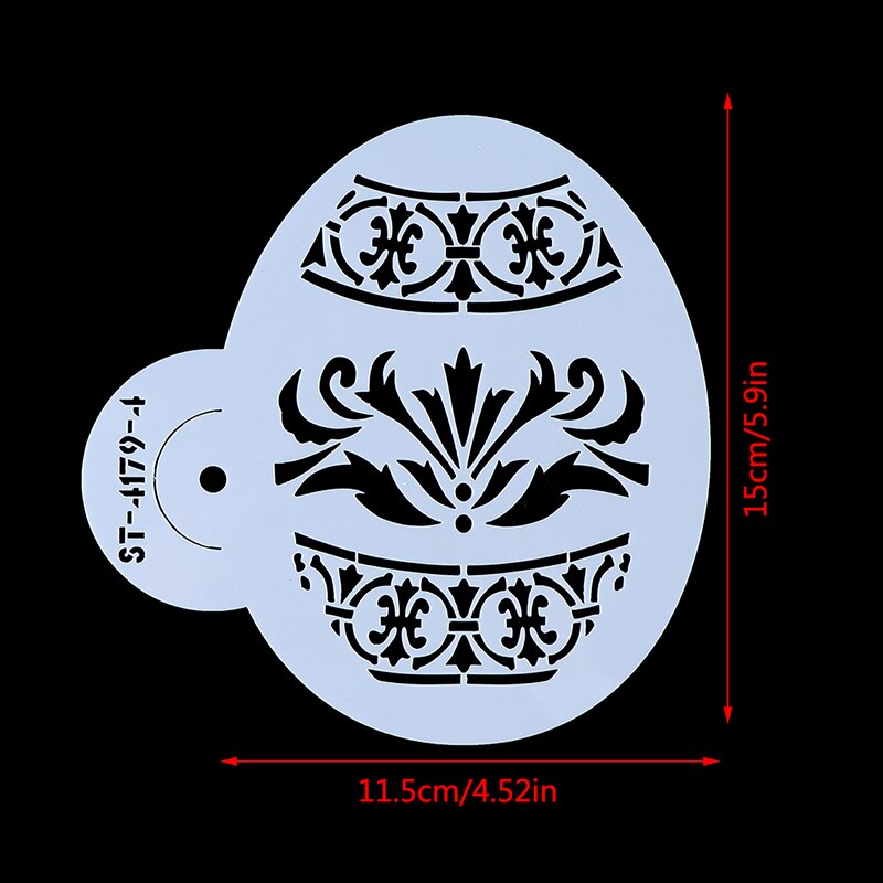 8Pcs/Set Easter Egg Shape Cookie Stencils Cake Dec... – Grandado