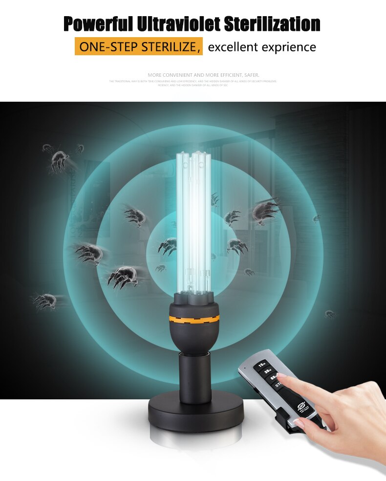 UV Sterilization light 110V/220V with Ozon E26 and... – Grandado