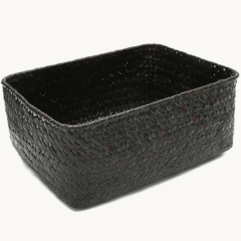 LuanQI Hand Made Wicker Woven Basket Storag Boxes ... – Vicedeal