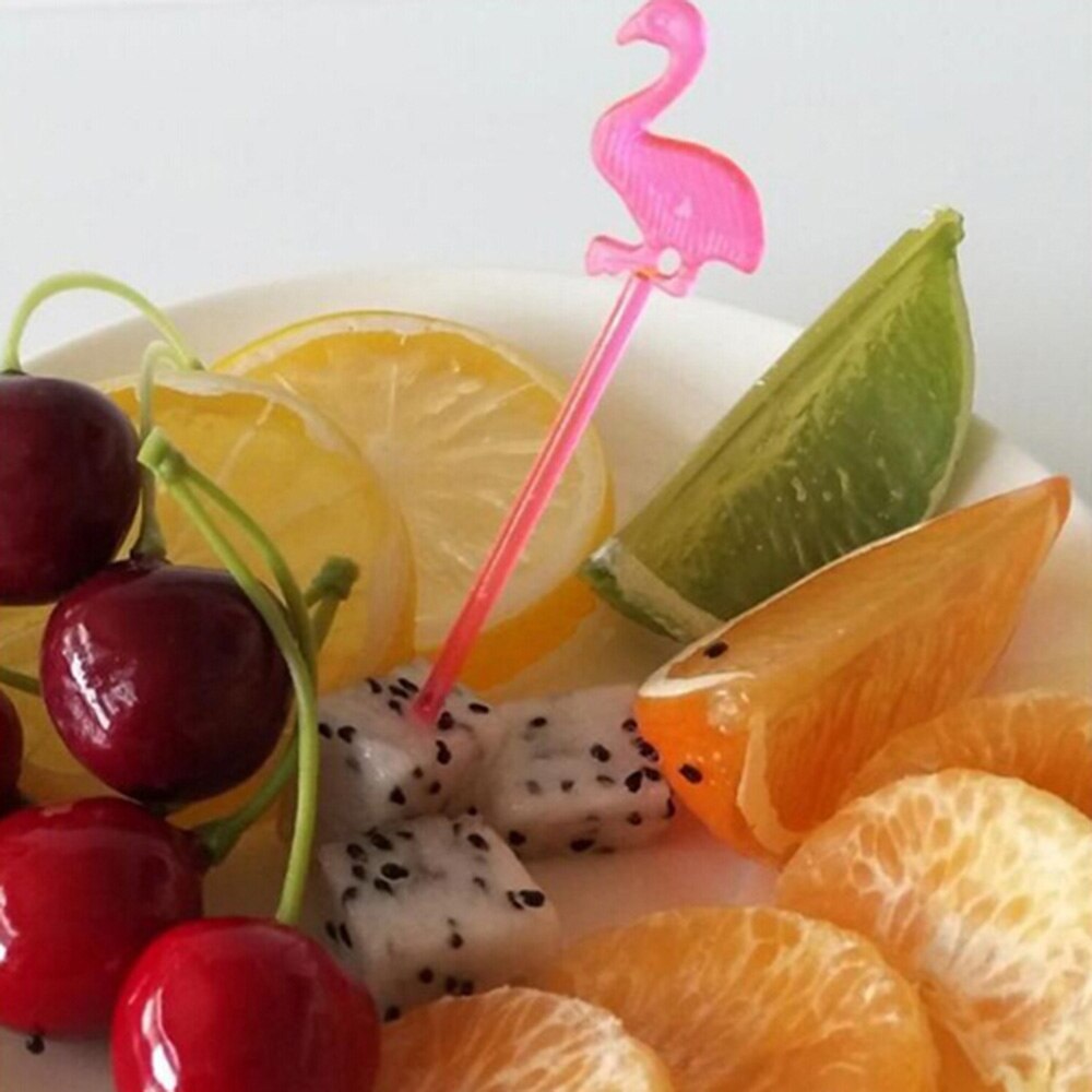 50PCS/Pack Disposable Colorful Fruit Forks Mini Ca... – Grandado